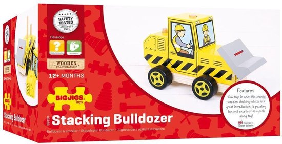 Bigjigs Stacking Bulldozer | Games | bol.com