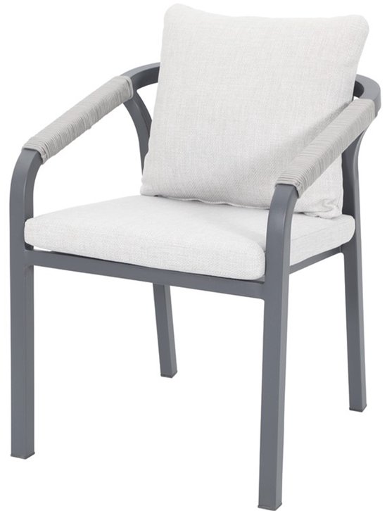 Garden Impressions Tarera lounge dining stoel - donker grijs | bol