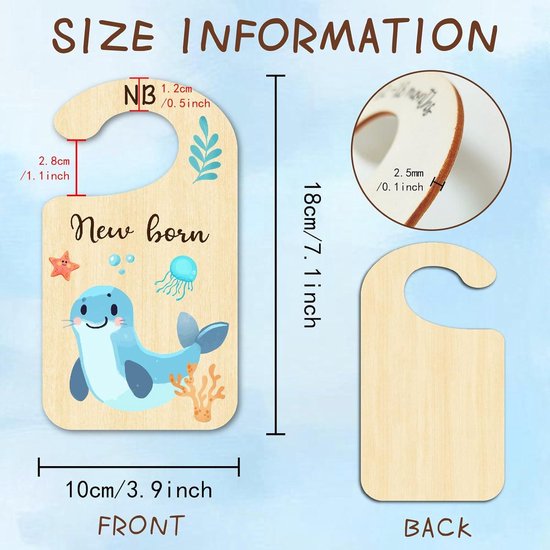 Sea creatures wooden cabinet dividers - Dolphin, Octopus, Turtle - From ...