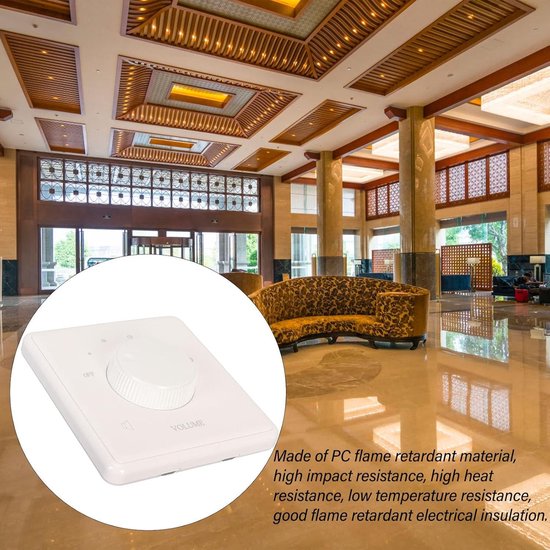 Wall Mount Volume Control Knop voor Home Audio Smart Speakers - Mini ...