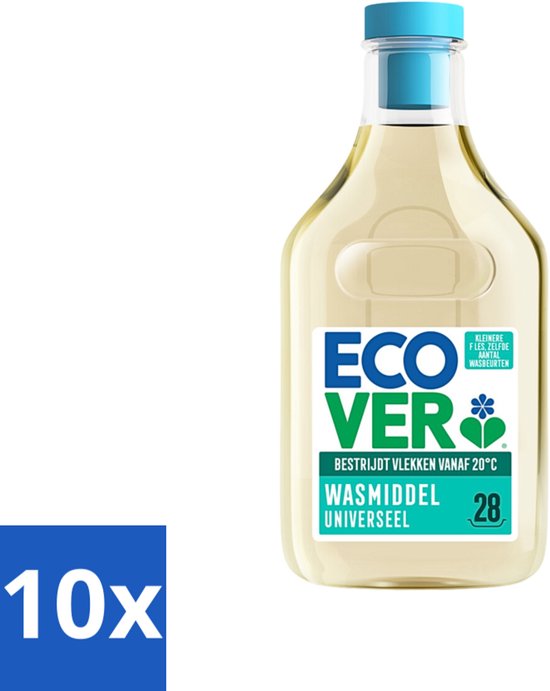 Ecover - Vloeibaar Wasmiddel - Universeel - Kamperfoelie & Jasmijn - 1 L - 28... | bol