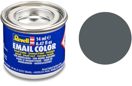 Revell #77 Dust Grey - Matt - RAL7012 - Enamel - 14ml Verf potje | bol