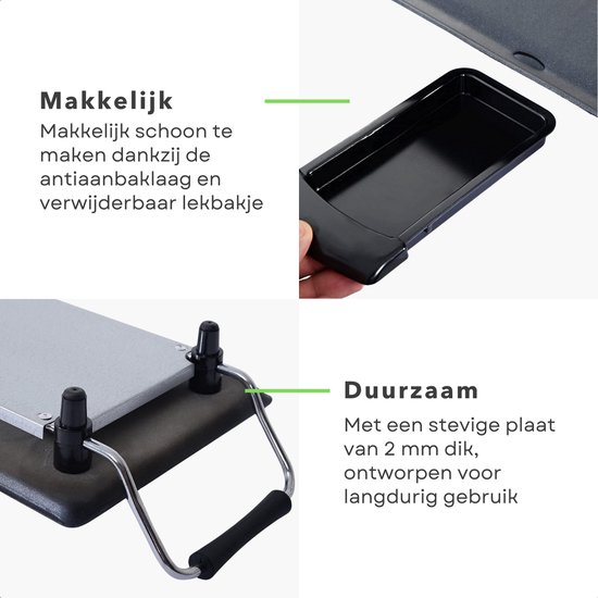Cheqo® Teppanyaki Tafelgrill XXL - Gourmet Plaat - 100x20 cm ...