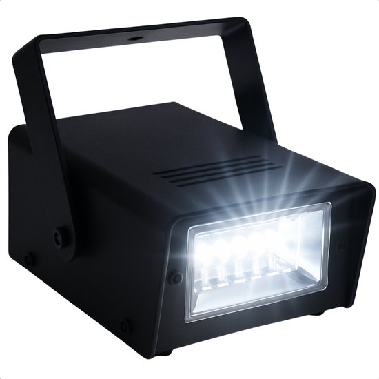 Cheqo® Disco Stroboscoop Mini - Flitslicht - Discolicht - Compacte LED ...
