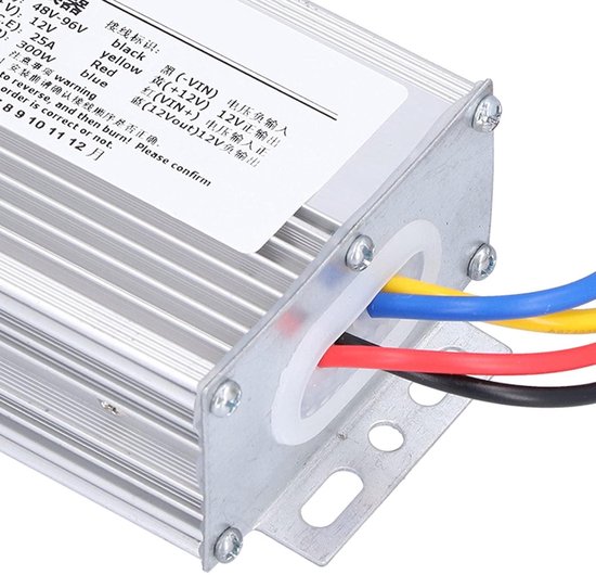 DC Converter 48V-96V naar 12V Step Down Transformator 300W Waterdichte ...