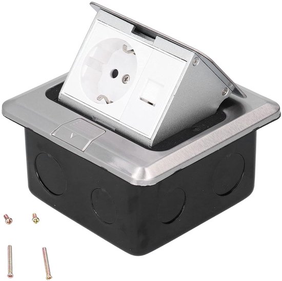 Waterdicht Inbouwstopcontact Keuken - Inschuifbaar Vloerstopcontact met ...