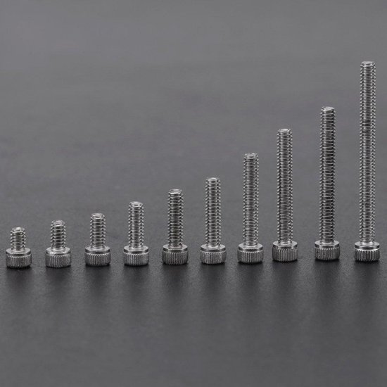 Schroeven Sortiment 150 Stuks 9 Maten Hex Socket Cap Head Assortiment ...