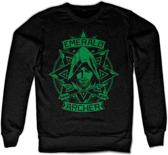 DC Comics Arrow Sweater/trui -2XL- Emerald Archer Zwart | bol