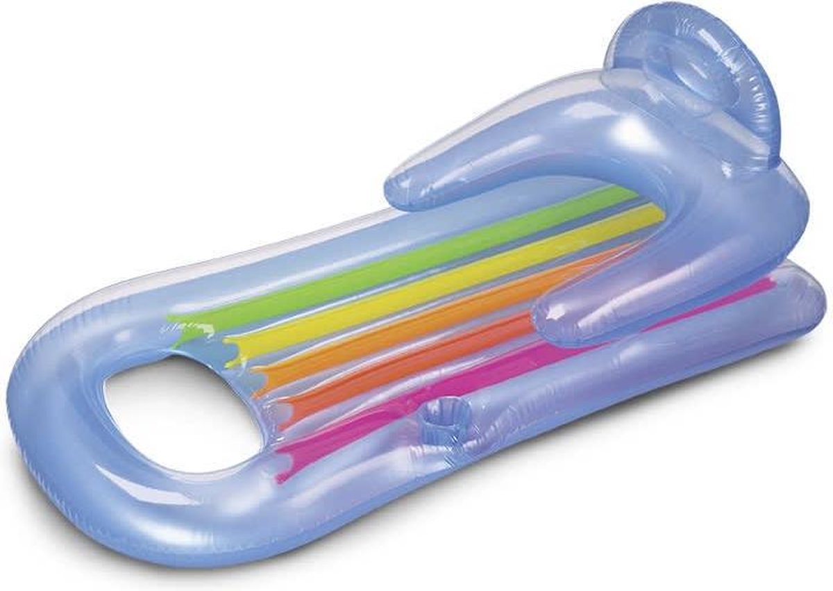 Intex King Kool Lounge Luchtmatras Blauw 160 X 85 Cm | bol.com