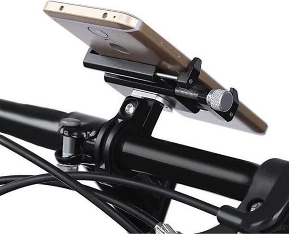 GUB G85 Stevige Telefoonhouder voor de Fiets / Racefiets Zwart | bol