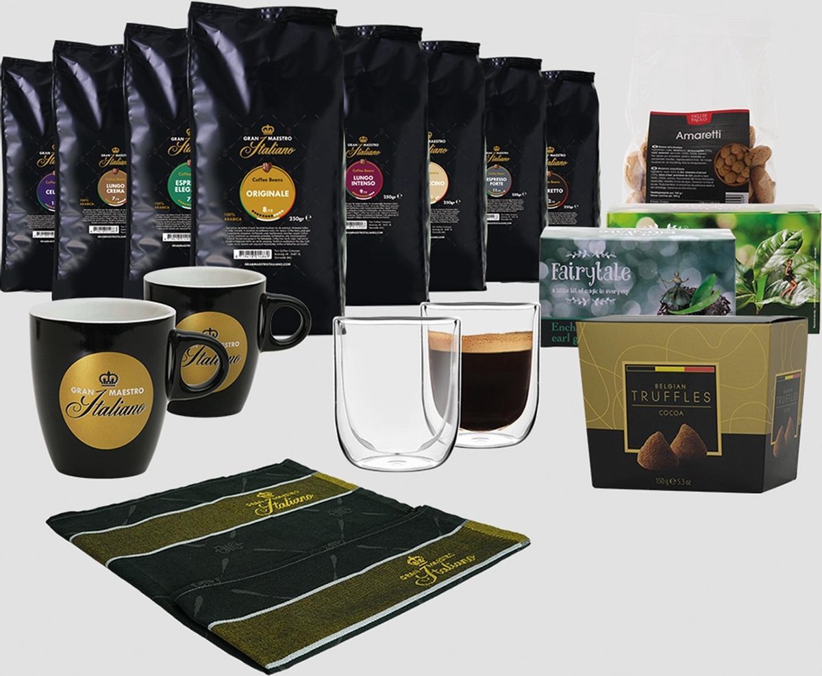 Bongo Bon - KOFFIEPAKKET XXL MET 8 SOORTEN KOFFIEBONEN - Cadeaukaart ...
