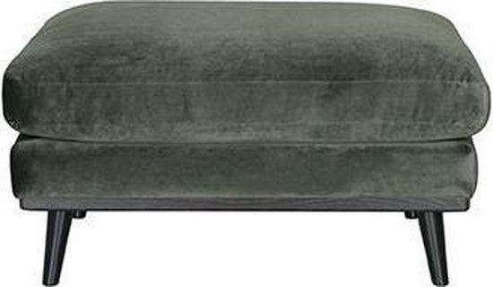 Nancy's Hocker Siena - Fluweel - Industrieel - Hockers - Army green ...