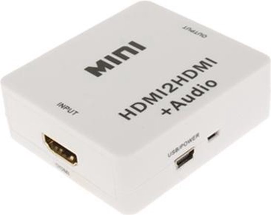 Mini HDMI naar HDMI Audio-decoder | bol