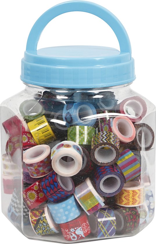 Tape, B: 12 mm, diverse kleuren, 90x2 m/ 1 Doosje | bol