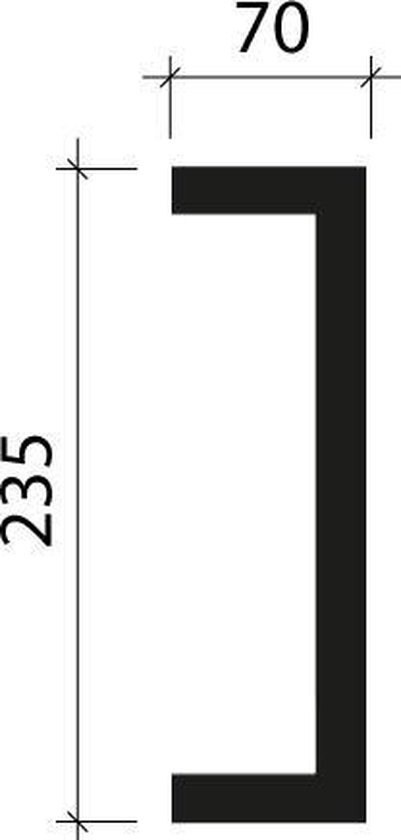 Fries Profhome 403102 Gevel profiel Sierlijst Lijstwerk modern design ...