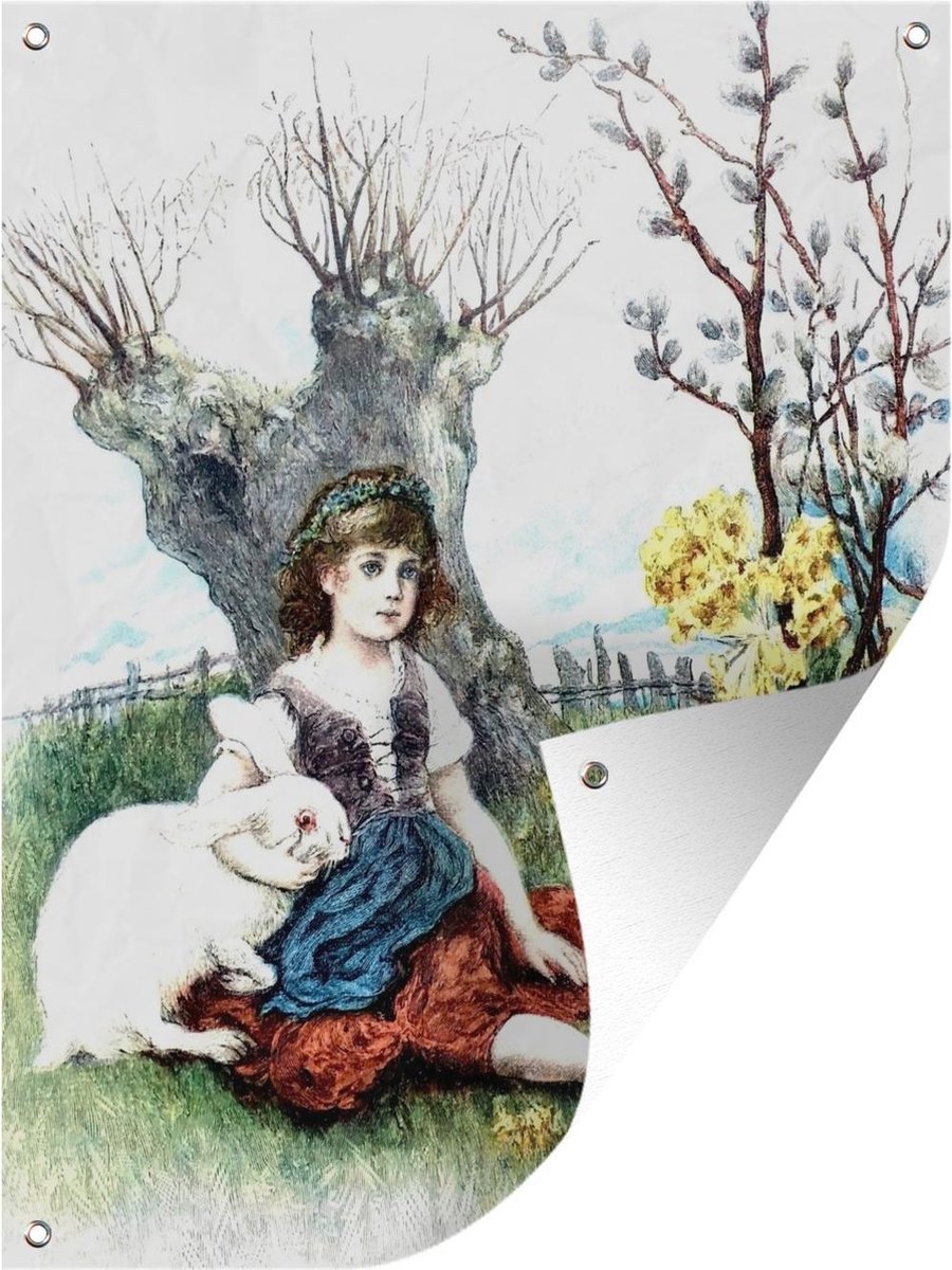 Affiche de jardin - Toile de jardin - Affiches extérieures - Scène de ...
