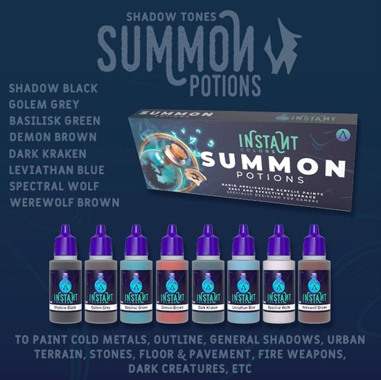 Scale 75 Summon Potions Paint Set Instant Colors - 8 kleuren - 17ml ...