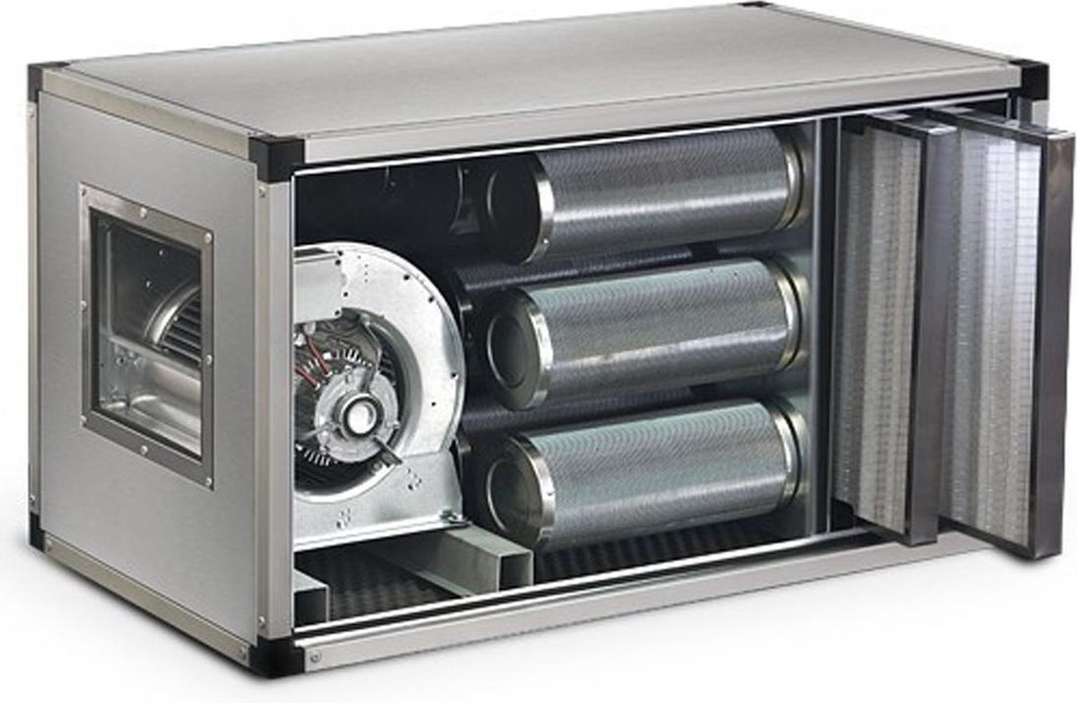 Actieve koolstoffilter 4600 m³ - met voorfilter en actief koolfilter ...