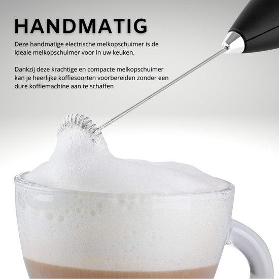 Melkopschuimer - Melkklopper - Melkopschuimer handmatig - Melkschuimer ...