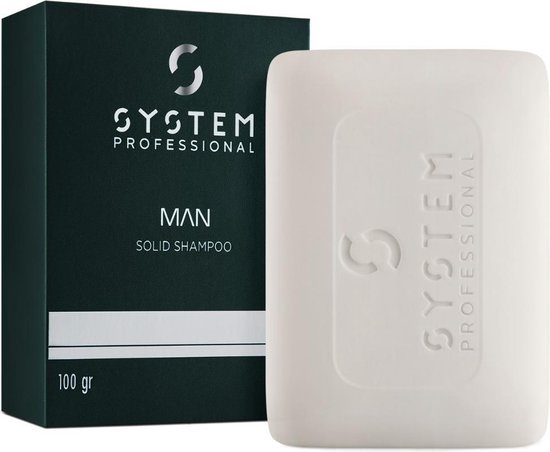 System Professional Man Solid Shampoo 100 gr - 100 gr- Normale shampoo - Voor Alle... | bol