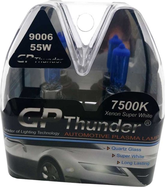GP Thunder 7500k HB4 55w Cool White Xenon Look | bol.com