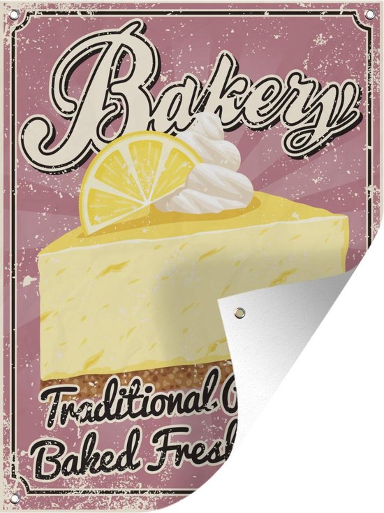 Tuinposter - Tuindoek - Tuinposters buiten - Een illustratie van een ...