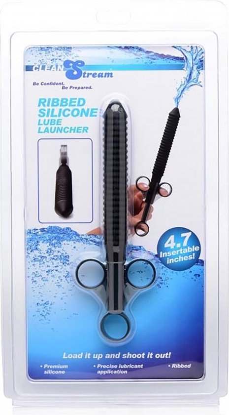 Ribbed Silicone Lubricant Launcher | bol
