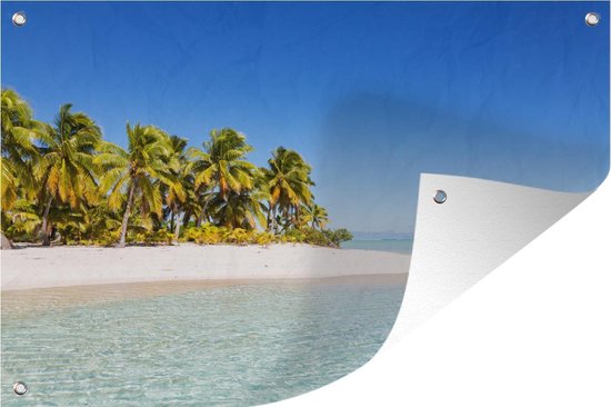 Tuinposter - Tuindoek - Tuinposters buiten - Het One Foot Island onder ...