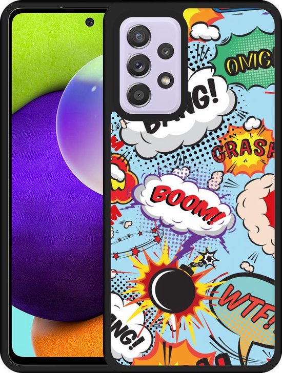 Samsung Galaxy A52 Hardcase hoesje Comic - Designed by Cazy | bol.com