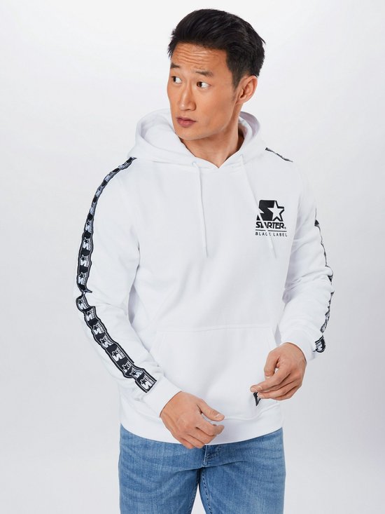 Starter Black Label - Starter Logo Taped Hoodie/trui - M - Wit | bol