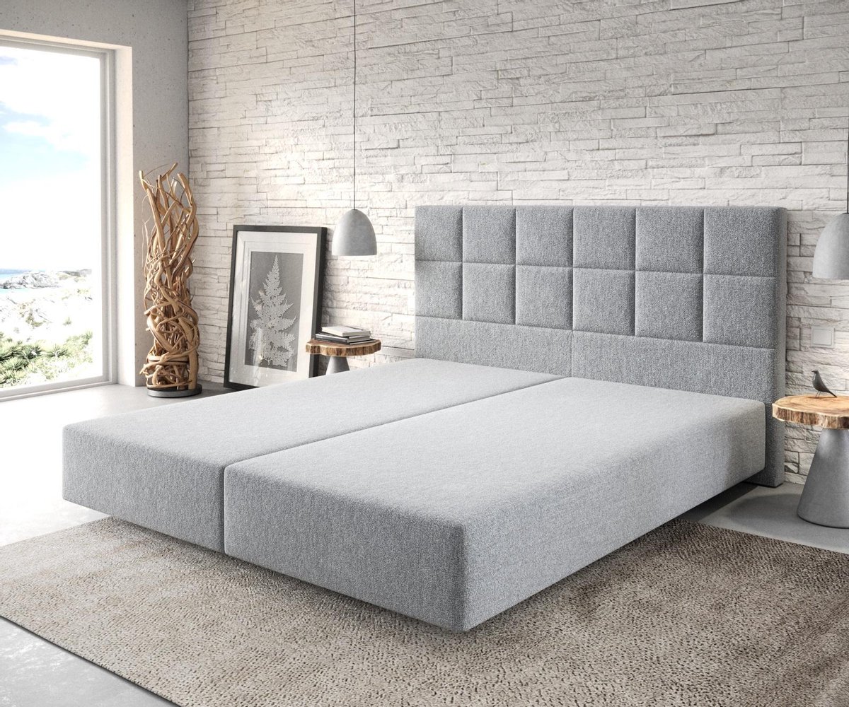 Boxspring-frame Dream-Fine microvezel Granitgrijs 180x200 | bol.com