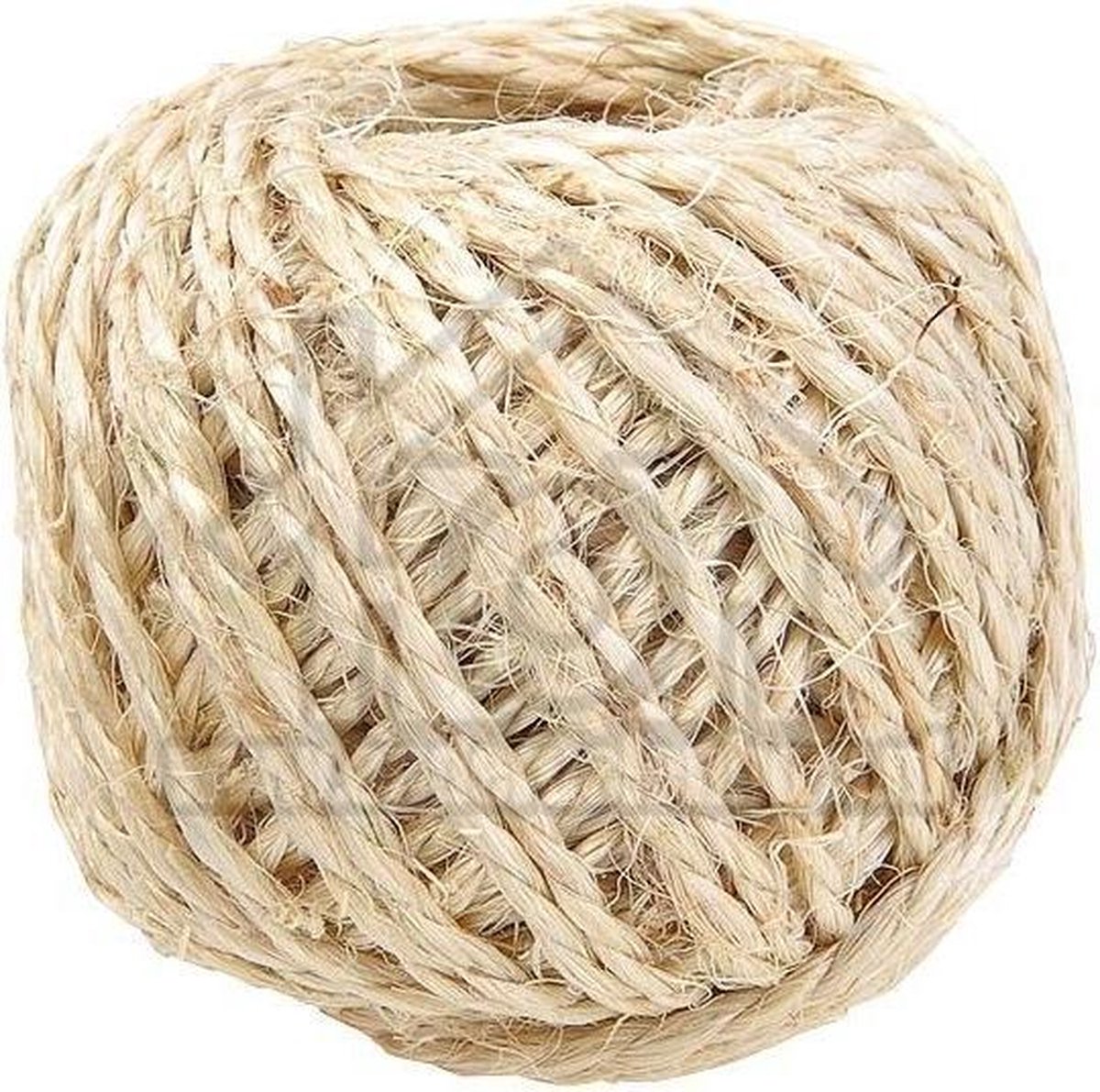 bol.com | 1 rol touw van sisal lichtbruin - 25 meter - 100 gram - touw ...
