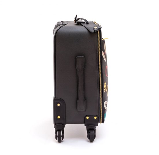 TROLLEY BAG IN SIMILPELLE TOILETPAPER CM.40X25 H.55 SNAKES SELETTI | bol