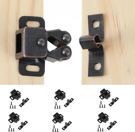 Premium Meubelsnapper - Kastdeur Rolsnapper (6 stuks) | Kast Ball Catch ...
