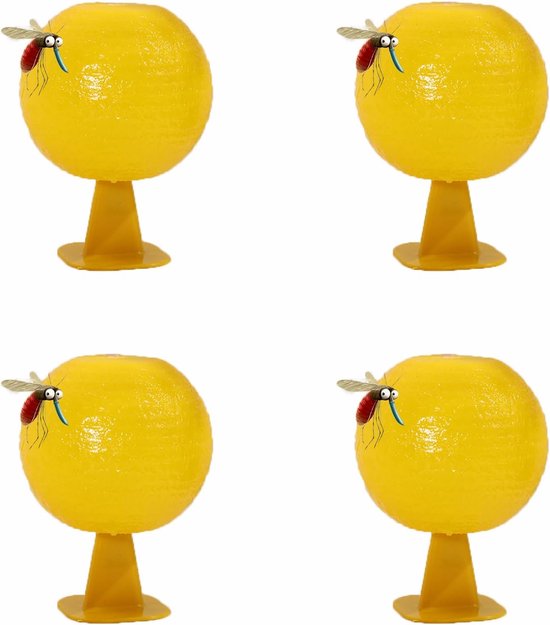 Sticky Insect Balls - 4-Pack Fruitvliegenvallen, Sticky ...