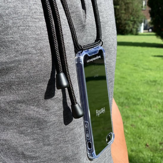 Hendy telefoonhoesje met koord - Classic - Full Black - iPhone 17 Pro ...