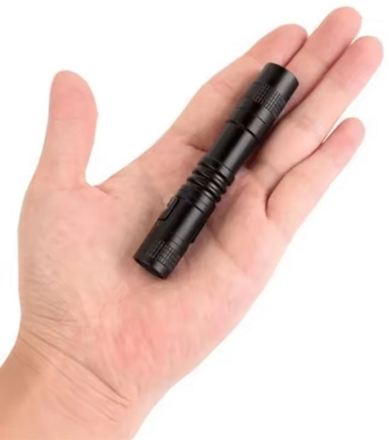 TLVX Mini LED Pen Zaklamp – 5W Sterke en Ultra Kleine Aluminium lamp ...