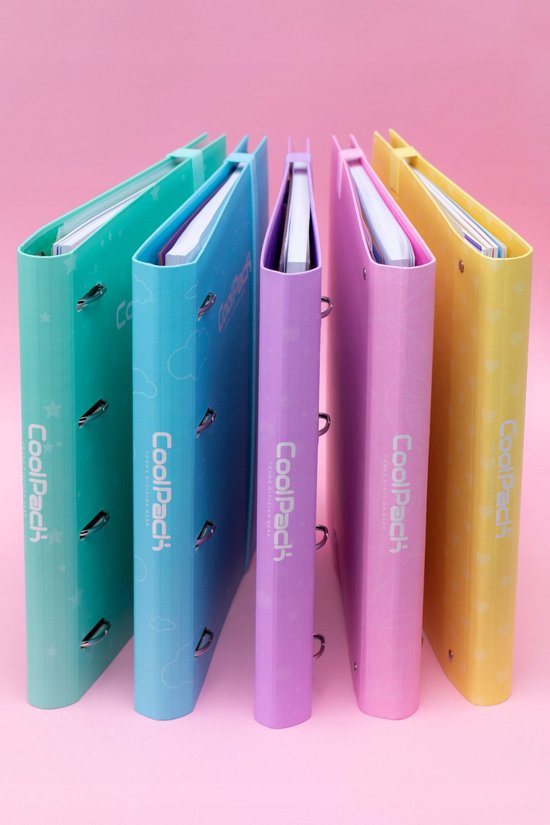 CoolPack Pastel A4 Paarse Binder met Gum | bol