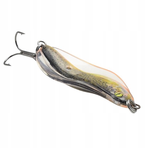 Devil Spoon Wobbler met Vis - Transparant en drievoudige haak | bol