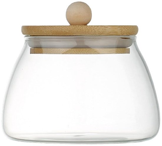 300ml Glass Airtight Storage Pot Container Decorative Coffee Nuts ...