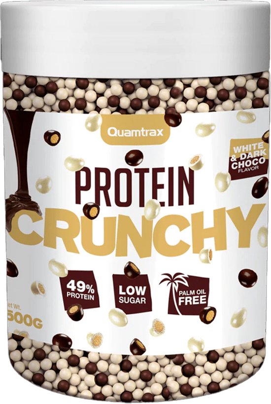 Protein Crunchy - 500 g - Dark & White Chocolate | bol