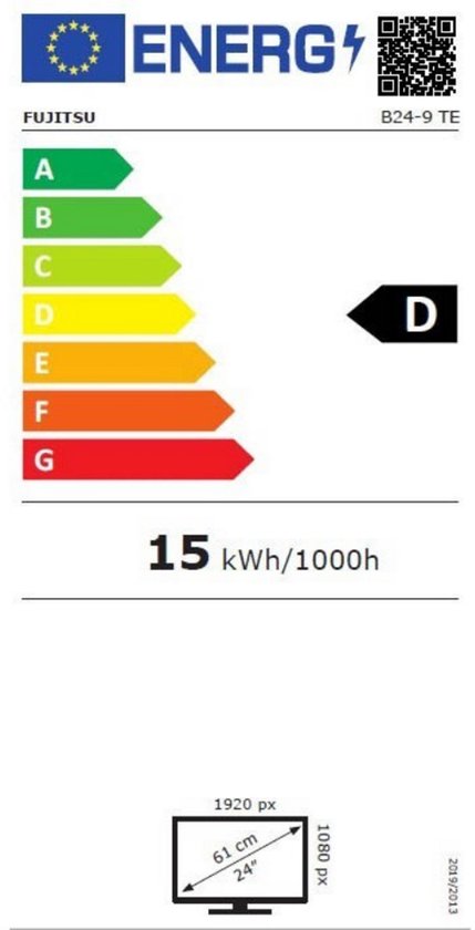 Fujitsu B24-9 TE 60,5 cm (23.8") 1920 x 1080 Pixels Full HD LED Grijs | bol