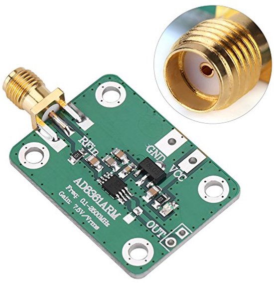 Détecteur RF AD8361 - Détecteur AM - 10 kHz - 2500 MHz - Connecteur SMA ...