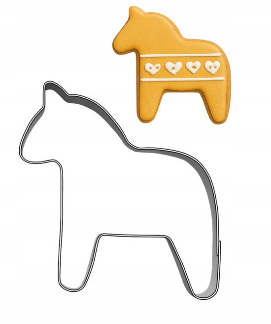 Koetsvormige koekjesvorm - Scandinavische paardjes voor koekjes en ...