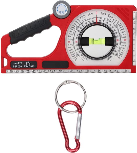 Inclinometer Hoekzoeker - Magnetische Gradenboog Waterpas Tool met Haak ...