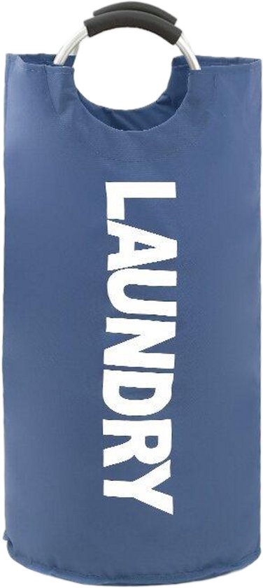 Opvouwbare wasmand - 90 liter inhoud - wasverzamelaar met handvat ...