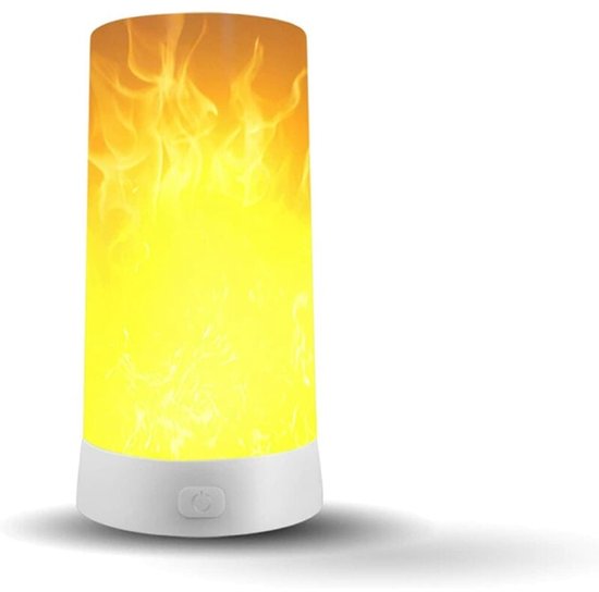 Mmgoqqt LED Vlam Effect Lamp - Met Afstandsbediening - USB Opladen ...