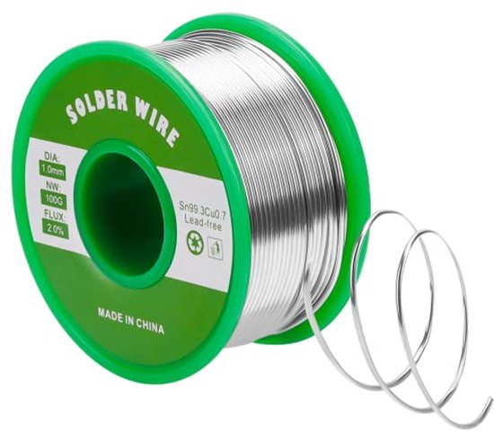 Soldeertin 1 mm voor Elektronica – Loodvrij Soldeerdraad voor Doe-Het ...