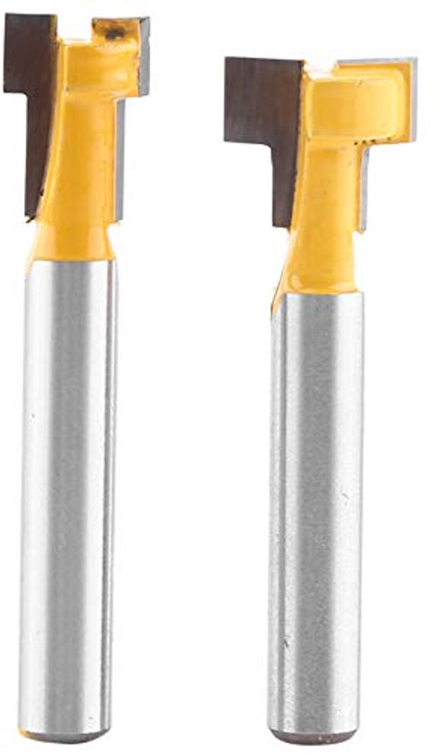 Set van 2 T-slot Cutter Router Bit - Houtbewerkingsfrees voor CNC ...