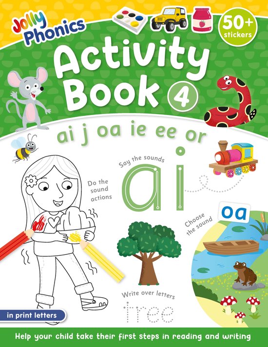 Jolly Phonics Activity Books, set 1-7 Updated Edition- Jolly Phonics ...